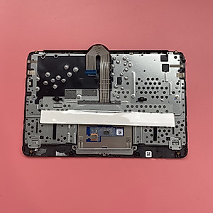Replacement for HP 11A G8 EE Laptop Upper Case Palmrest Keyboard Touchpad Assembly Part L92832-001 Top Cover