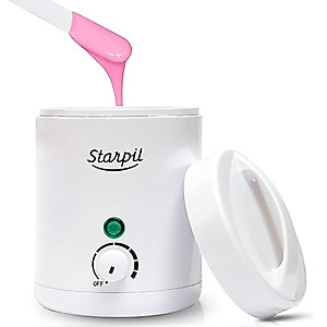 Starpil Wax Machine - Mini Wax Warmer for Hair Removal 4oz / 125g – Best for Hard Wax Beads – Use for Hair Removal – Adjustable Temperature Wax Pot for Facial Hair