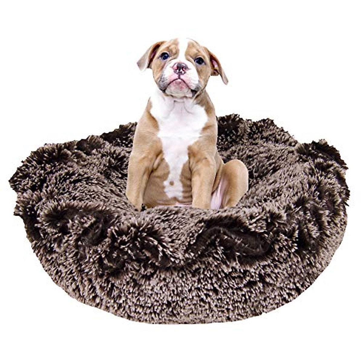 Bessie and Barnie Ultra Plush Frosted Willow Luxury Shag Deluxe Dog/Pet Cuddle Pod Bed