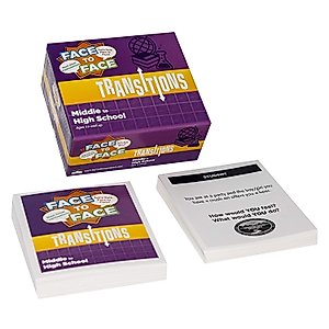 Face to Face Transitions Card Game (Middle to High School Edition) – Communication Development for Important Life Transitions, Ages 12 and Up
