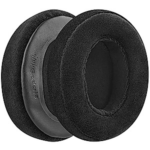 Geekria Comfort Velour Replacement Ear Pads for Sennheiser PC350, HD280 PRO, HD580, Urbanite XL Headphones Ear Cushions, Headset Earpads, Ear Cups Cover Repair Parts (Black)