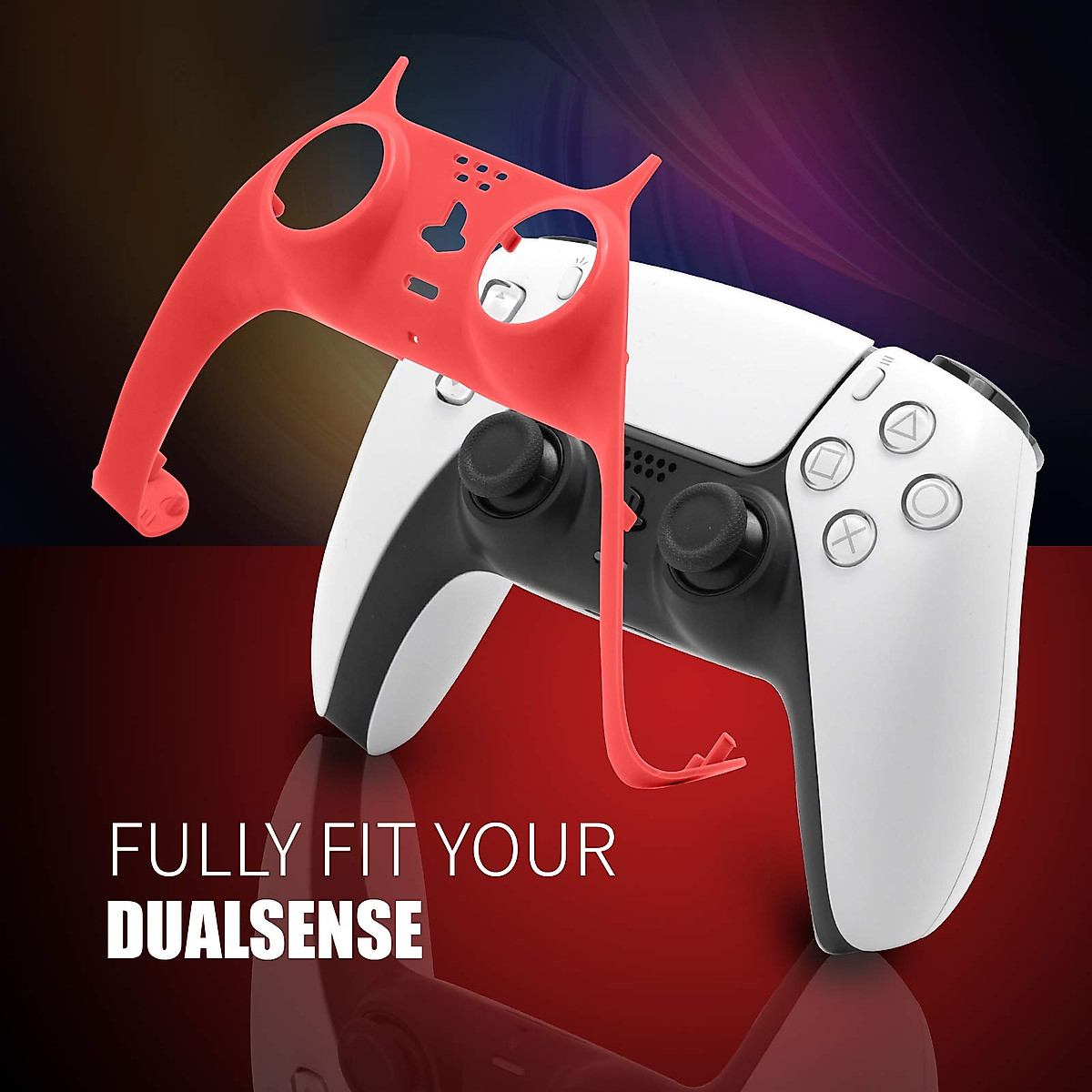 Red PS5 Controller Plate, PS5 Controller Faceplate, PS5 Controller Accessories - Red