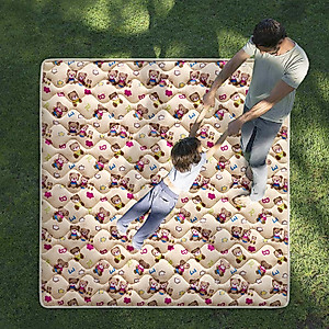 Vibe bear Baby Foam Play Mat, 50 x 50 Inches Baby Crawling Mat, Thicken One-Piece Baby Playmat, Non Slip Washable Baby Play Mat for Playing, Soft Floor Mat for Babies, Infants, Toddlers