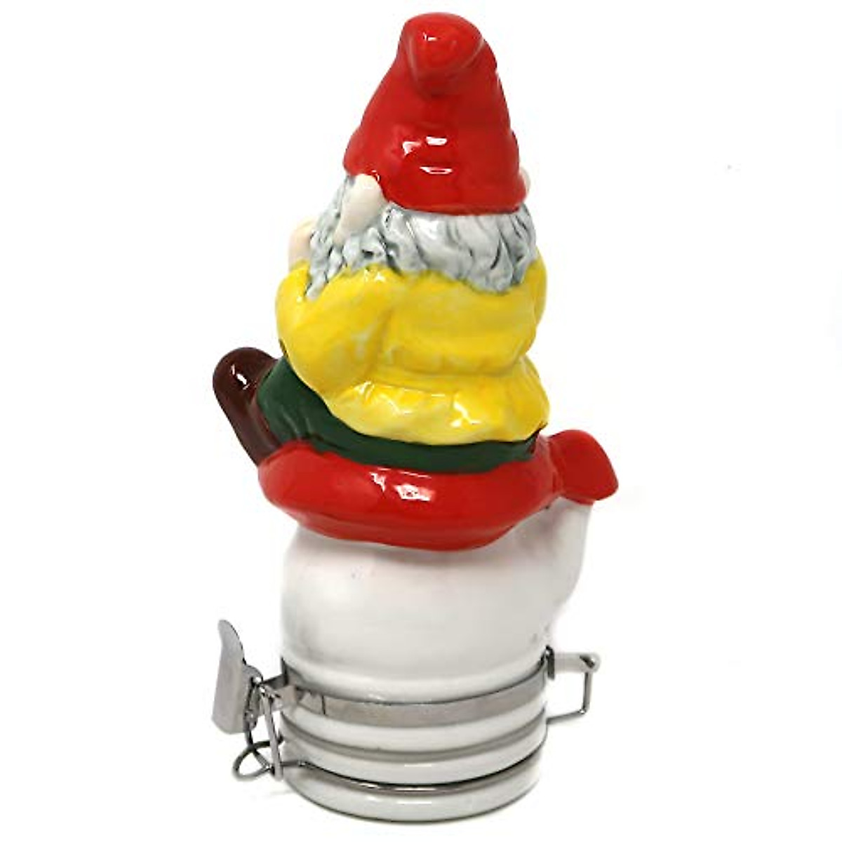 Smoking Gnome Porcelain Container (250mL/Large)