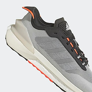 adidas Unisex Avery Running Shoe, Black/Black/Solar Red, 8.5 US Men