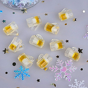 Xinhongo 12Pcs Beer Cup Dollhouse Mugs Miniature Cups Dollhouse Mug Model for Miniature Dollhouse Accessories with Realistic Looking Beer