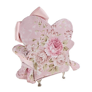yotijar Flower Pink Fairy Furniture Jewellery Box Childrens Organiser Case Gifts - Love Chair