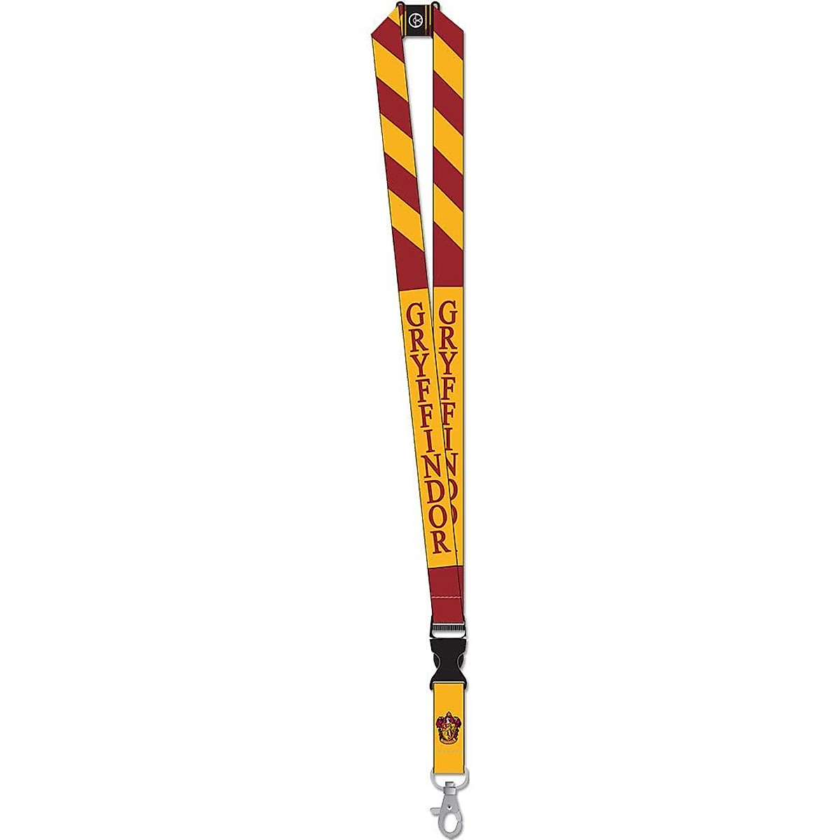 Ata-Boy Harry Potter Gryffindor Crest Reversible Lanyard with Breakaway Clip and ID Holder