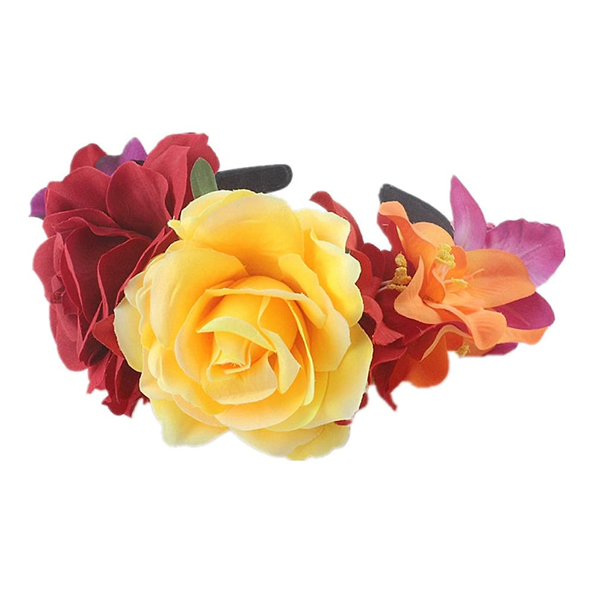 ericotry Flower Headband Rose Flower Headpiece Hair Accessories