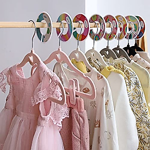 GoodtoU Velvet Baby Hangers 11 Inch Non-Slip Kids Hangers 50 Pack Baby Clothes Hangers for Closet Toddler Hangers Childrens Hangers for Kid Beige