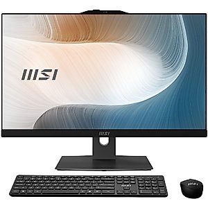 2022 MSI Modern AM242TP 12M-054US (i5-1240P, 16GB RAM, 512GB NVMe SSD, 23.8" FHD Touchscreen, Windows 11) All-in-One Computer Desktop - Black