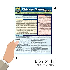 Chicago Manual Of Style Guidelines QuickStudy Laminated Reference Guide