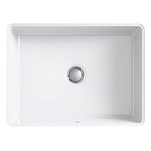 KOHLER 8189-0 Verticyl 17" Rectangular Undermount Bathroom Sink, Vitreous Lavatory Vanity Sink, Undermount Bathroom Sink Rectangle, White