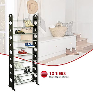 Sunbeam SR10744 Shoe Rack, Black