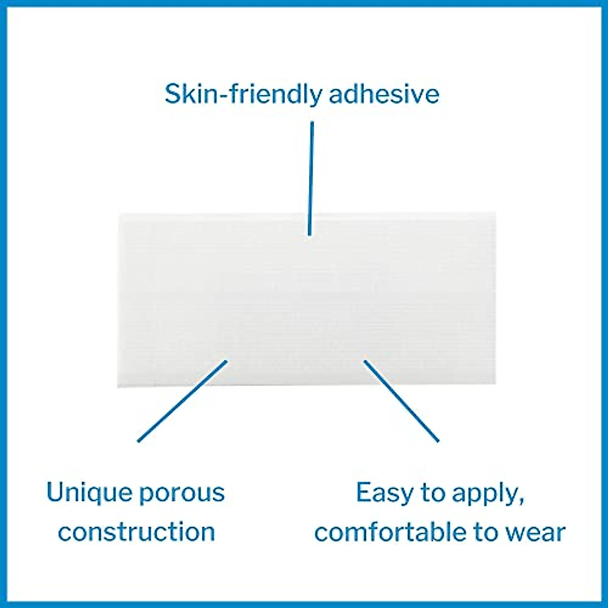 McKesson Skin Closure Adhesive Strips, Reinforced Steri Strip for Wound Care, 1 in x 5 in, 25 Count