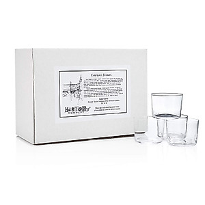 HISTORY COMPANY Spanish Chatos Stemless Bodega Wine Drinking Glass 4-Piece Set (Gift Box Collection)