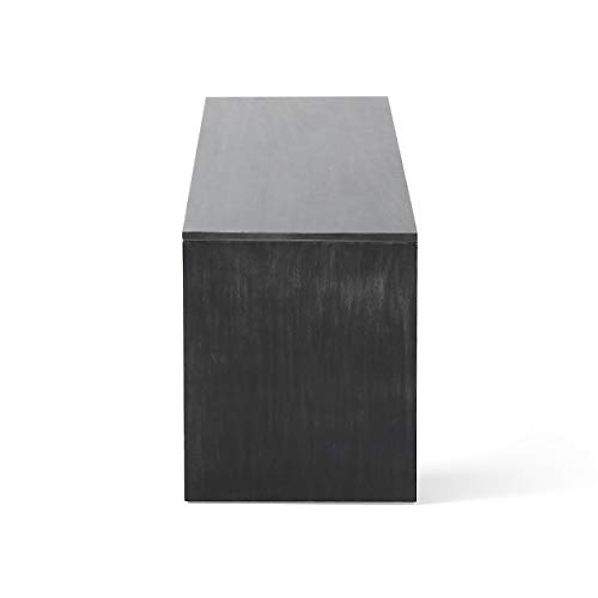 GDF Studio Farmhouse Acacia Wood Dining Bench, Black