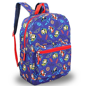 Paw Patrol Backpack for Toddlers, Kids - Paw Patrol School Supplies Bundle with 16” PAw Patrol School Bag Plus Stickers, Water Bottle, Paint Poster, and More (Paw Patrol Travel Bag)