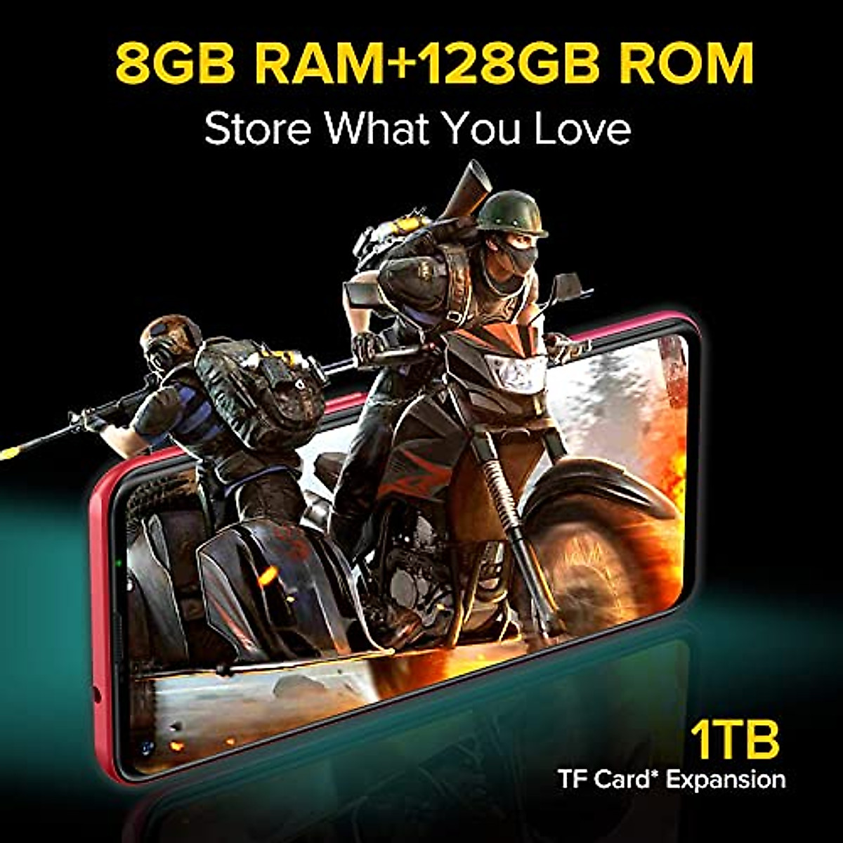 Unlocked Smartphones Ulefone Note 11P, 8GB+128GB Android 11 Unlocked Cell phones, 48MP Quad Rear Camera, 3 Card Slots, 6.55" Punch Hole Screen Dual 4G Unlocked Phone, 4500mAh, Global Bands, US Version