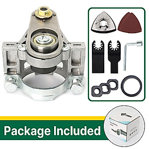 Converter Oscillating Tool Adapter Kit, Scimaker 5/8" M10 M14 Multifunction Oscillating Saw Blades Set for Grinding, Trimming and Removal