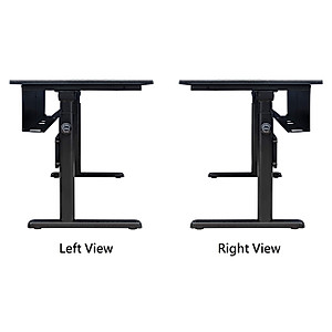 Thermaltake Tt Gaming Level 20 Gt Battlestation Computer Gaming Desk, Adjustable Heights, Scratch Resistant Surface, Full-Sized Desk Mat, GD-LBS-BRHANX-01 , Black