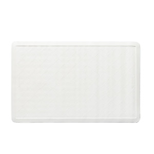 Rubbermaid Commercial Products Safti-Grip Bath and Shower Mat, Medium, White, Non-Slip for Tub