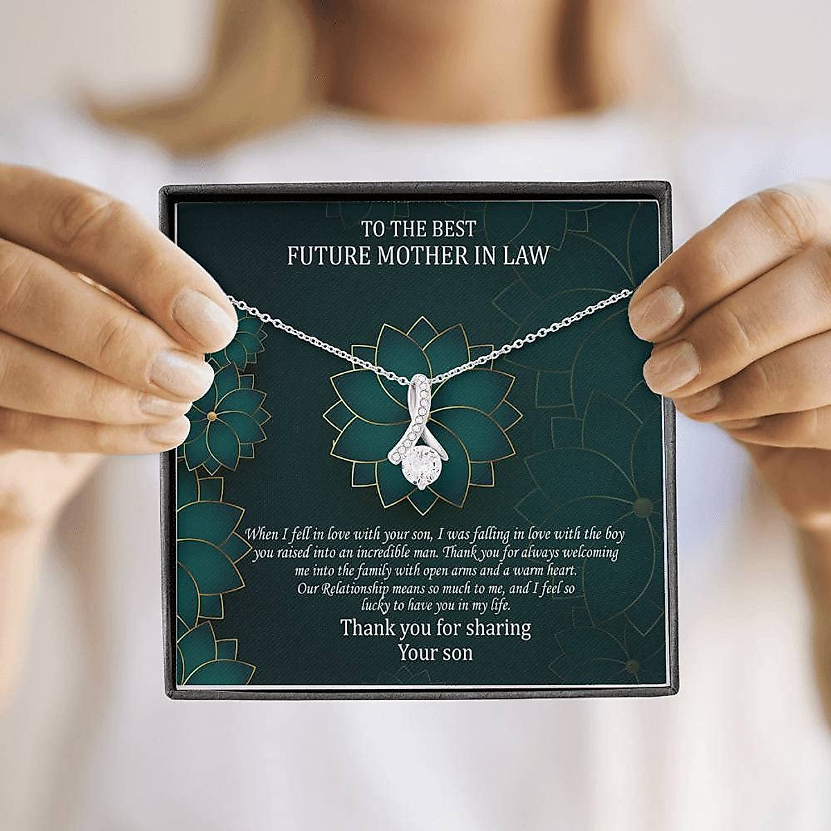 Mother in law gift - step mom bonus mom mother of the Groom - Mom gift from daughter - wedding gift - To my mother-in-law gift - Thank you for your son gift - Best mother in law gifts
