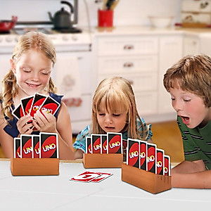 RNK Gaming Card Holders for Playing Cards Set of 2 Wooden Cardholder for Kids, Adults, & Seniors