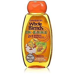Garnier Whole Blends Kids 2-in1 Shampoo, Apricot and Cotton Flower 250 mL