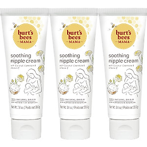 Burts Bees Mama Soothing Nipple Cream with Coconut, Calendula and Vitamin E, 100% Natural Origin, 1.4 Ounces