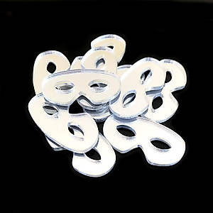 Super Cool Creations Mask Shaped Crafting Sets, Bronze Mirror, Pack of 20 x 2cm