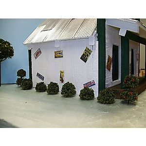 CORRUGATED ROOFING 12 pc. set // Craft Projects/Model Railroad Buildings/Miniatures, Bird Houses,& Dioramas