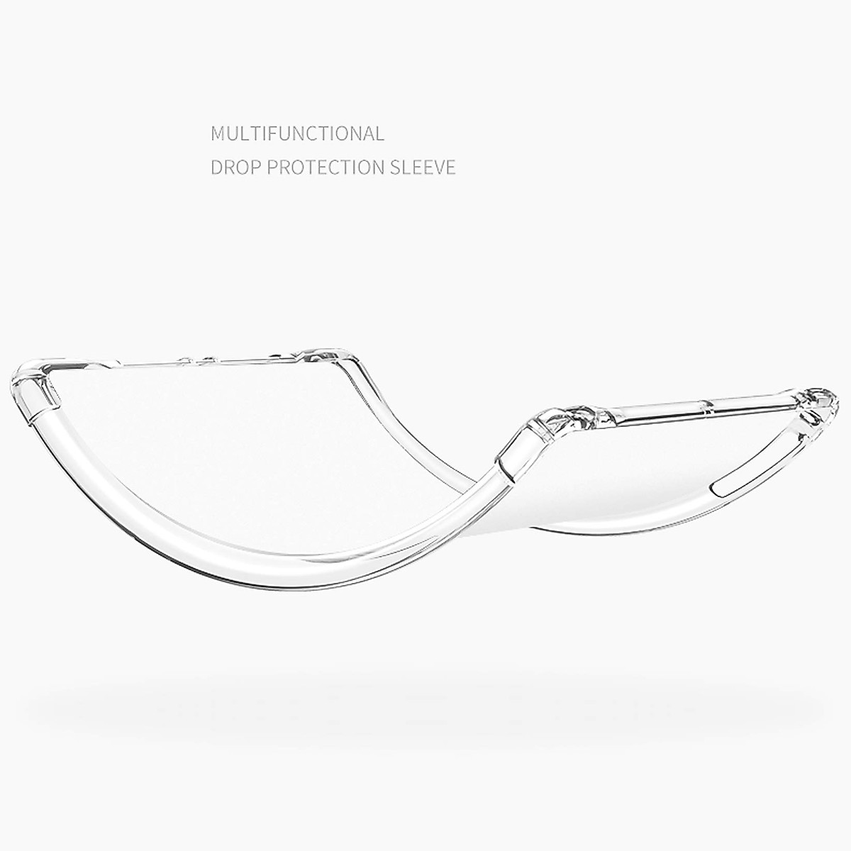 Aoub Case for iPad 6th/5th Generation 9.7 inch, Trifold Stand Auto Sleep/Wake Slim Smart Cover Frosted Translucent Soft TPU Shockproof Case with Pencil Holder for iPad 9.7 2018/2017, Purple