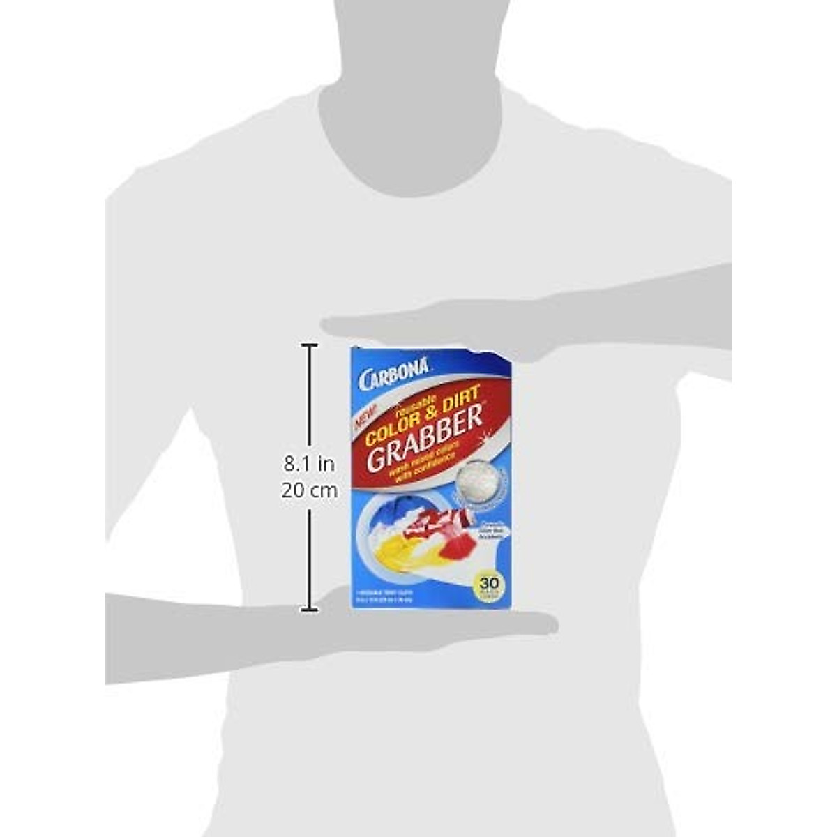 Carbona Color & Dirt Grabber Reusable, 1-Count (Pack of 4)