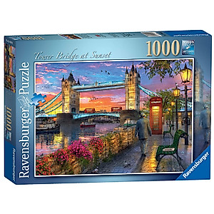 Ravensburger Tower Bridge of London at Sunset 1000 Piece Jigsaw Puzzle for Adults and Kids Age 12 Years Up