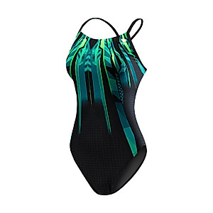 TYR Bravos Diamondfit Swimsuit, Green, 22