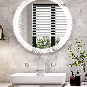 DOLGABA Wall Mount Bathroom Faucet Waterfall Bathroom Sink Faucet with 2 Handles, Widespread 3 Holes Wall Mounted Faucet for Vanity Vessel, Brushed Nickel