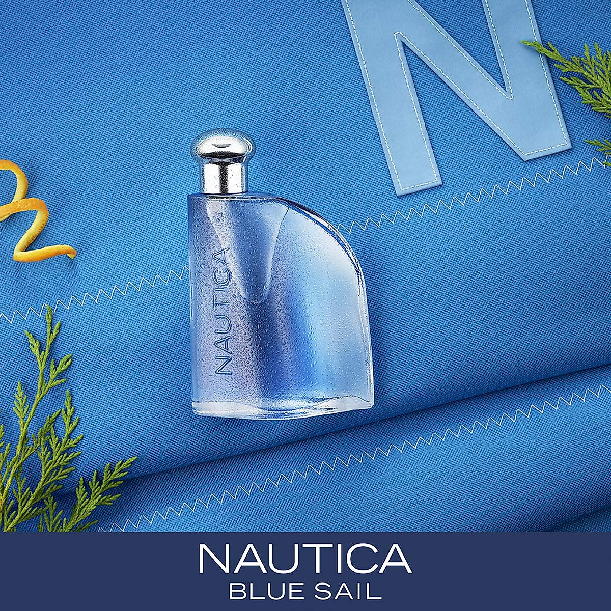Nautica Voyage By Nautica For Men. Eau De Toilette Spray 3.4 Fl Oz and Nautica Blue Sail 1.6 Ounce Eau De Toilette Spray for Men