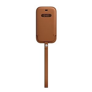 Apple iPhone 12 mini Leather Sleeve with MagSafe - Saddle Brown