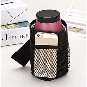 Ucity Stroller Cup Holder Buggy Pocket Organizer for Stroller, Wheelchair, Rollator and Walker