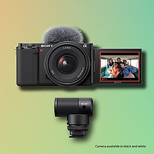 Sony Alpha ZV-E10 - APS-C Interchangeable Lens Mirrorless Vlog Camera & Content Creator Kit Black