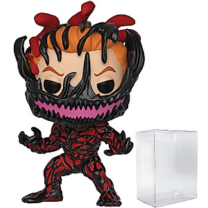 POP Marvel: Venom - Carnage Cletus Kasady Funko Pop! Vinyl Figure (Bundled with Compatible Pop Box Protector Case), Multicolored, 3.75 inches