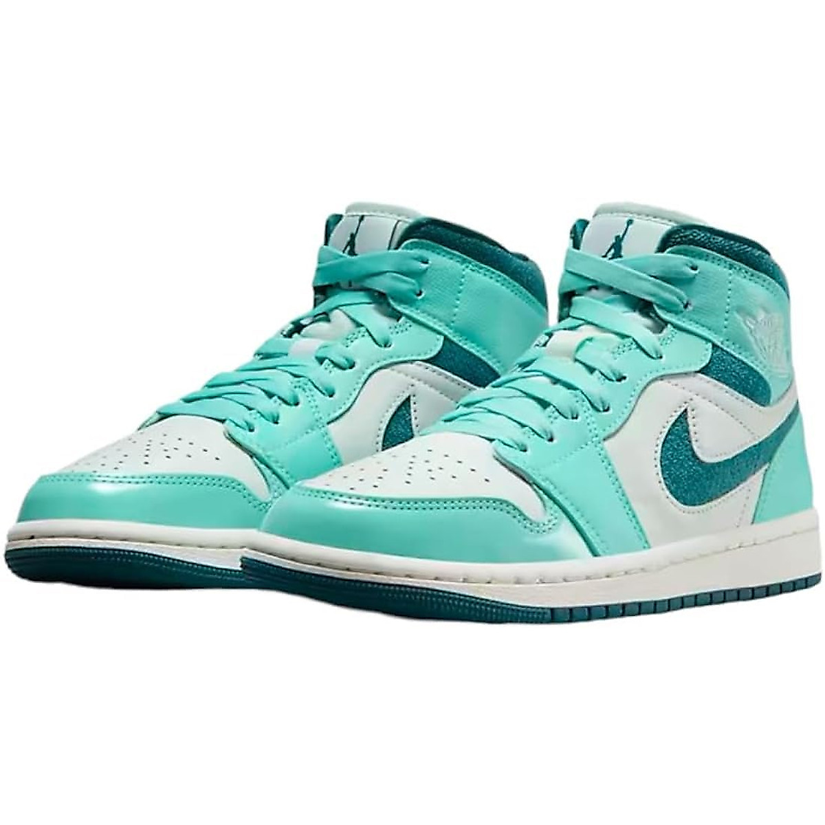 Nike Jordan 1 Mid Women Bleached Turq/Sky J Teal DZ3745-300 9.5