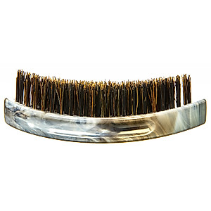 Torino Pro Curve Wave brush #204- Hard Palm Reinforced Curved wave brush - Shower Brush for wash & styles for 360 waves - Great for Wolfing and getting down to your scalp -Hair Brush for thick hair