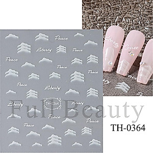 5 Sheets Moon Nail Stickers for Nail Arts,3D Nail Decals Self-Adhesive Nail Art Supplies for Nail Designer, Nail Tattoos for Women Girls, pegatinas para uñas withh Moon Hill Patterns Nails Accessories.