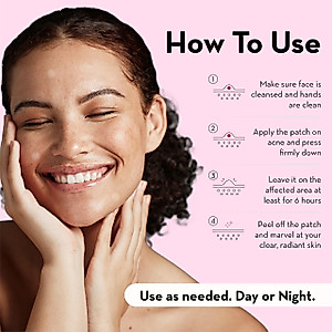 LE GUSHE Pimple Patches for Face (132 dots) - Hydrocolloid Acne Patch for Zits and Blemishes - Invisible Blemish Patches for Face - Spot Cover Stickers