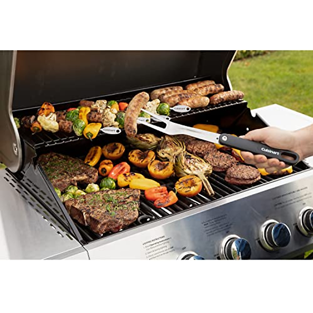 Cuisinart CGS-1000 4-Piece Folding Grill Tool Set