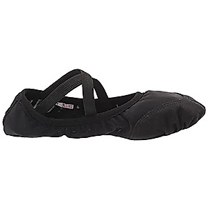 Sansha Women's Split Leather Sole Soft Ballet Shoes 83X PRO-FIT Flat, Black, 5.5