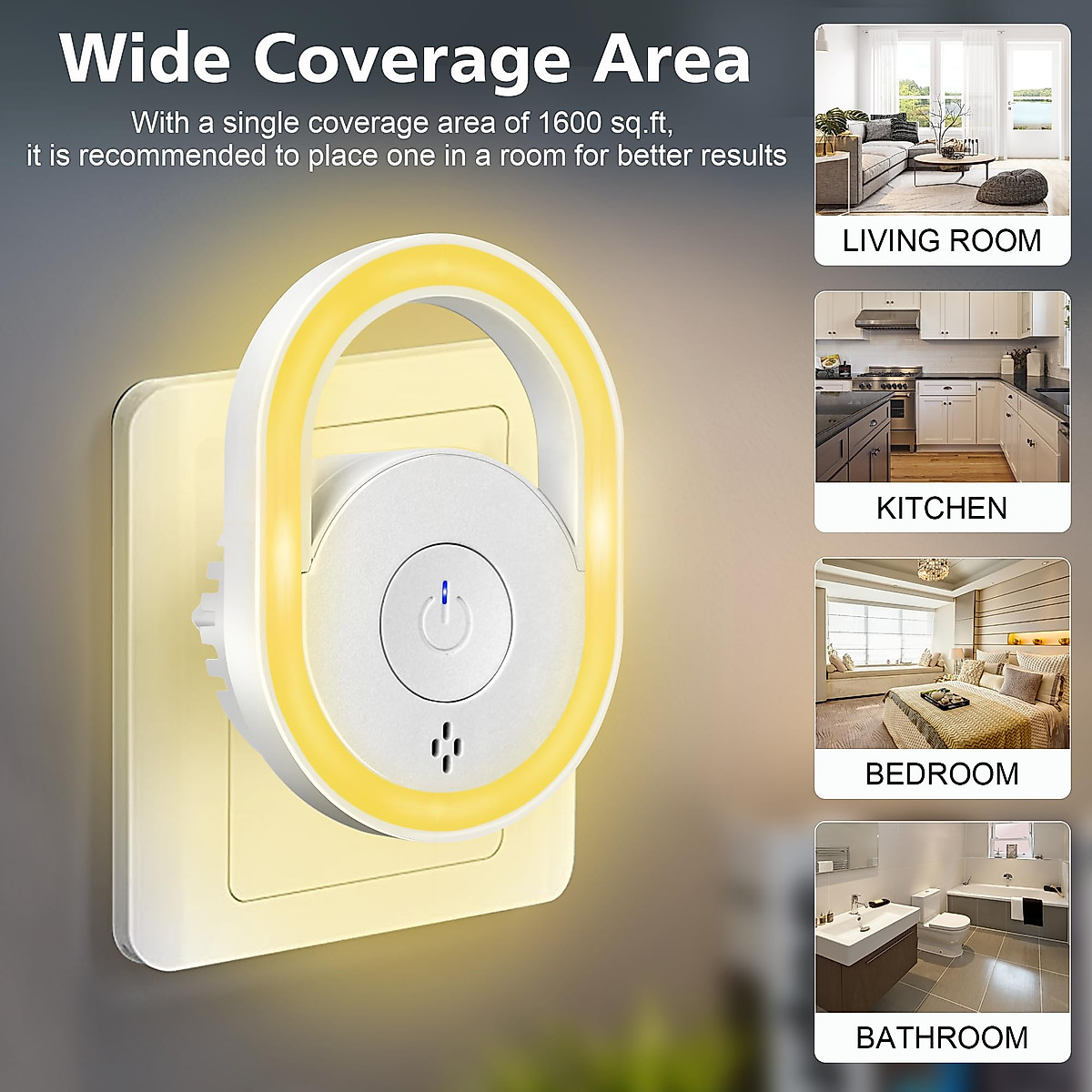 Seozio Ultrasonic Repeller Pest 6 Packs, Mice Repellent for House, Pest Repellent Ultrasonic Indoor Plug in, Pest Defense for Mites Rodent Bugs Roaches Insects Spiders Mice Flies Cockroach