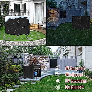 Generator Cover Heavy Duty Waterproof Cover for Generator Outdoor Generator Covers for 3000-5000 Watt Generators (38 x 28 x 30)
